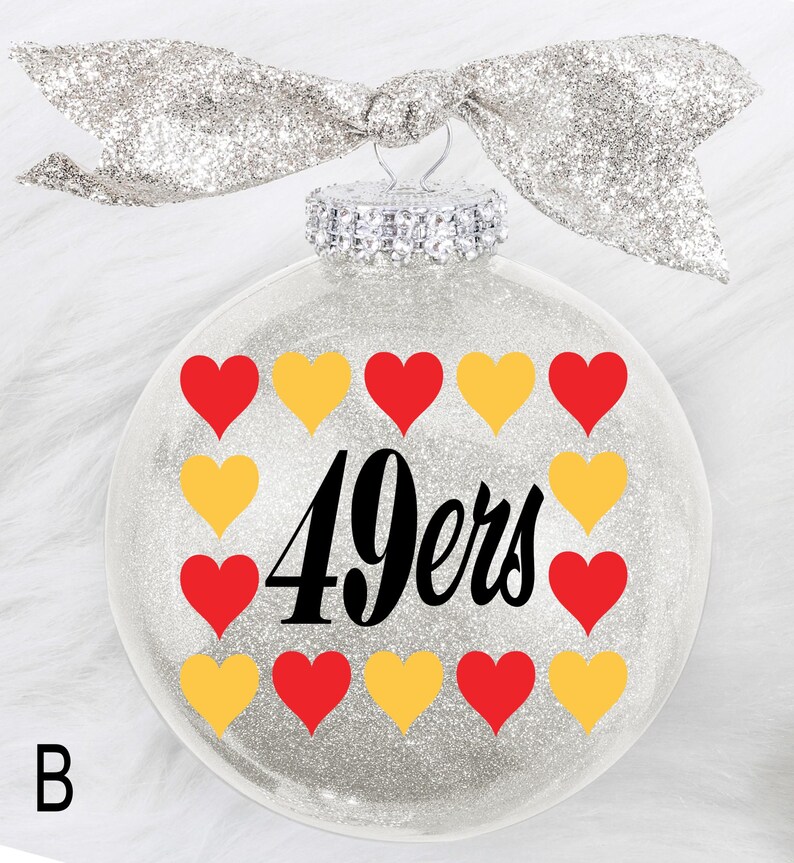 49ers, San Francisco, Christmas Ornament, Tree Decoration, - Etsy