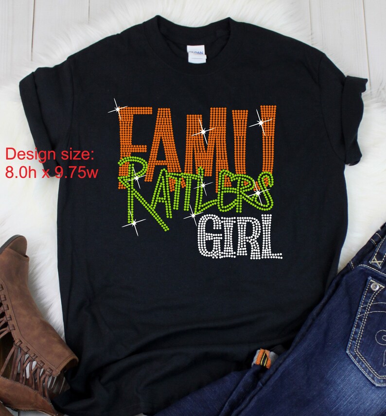 FAMU Ratters, Fancy, Girl, MOM, HBCU, Rhinestone T-shirt - Etsy
