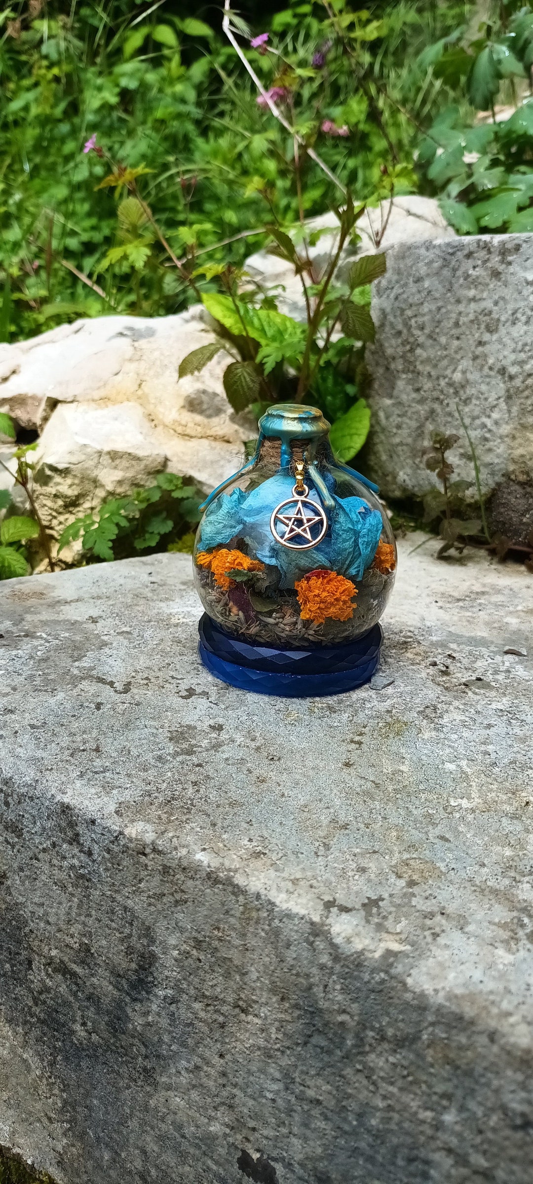 Spell Jar, Home Protection, Witch Ball, Witchball, Spell Pot, Wicca ...