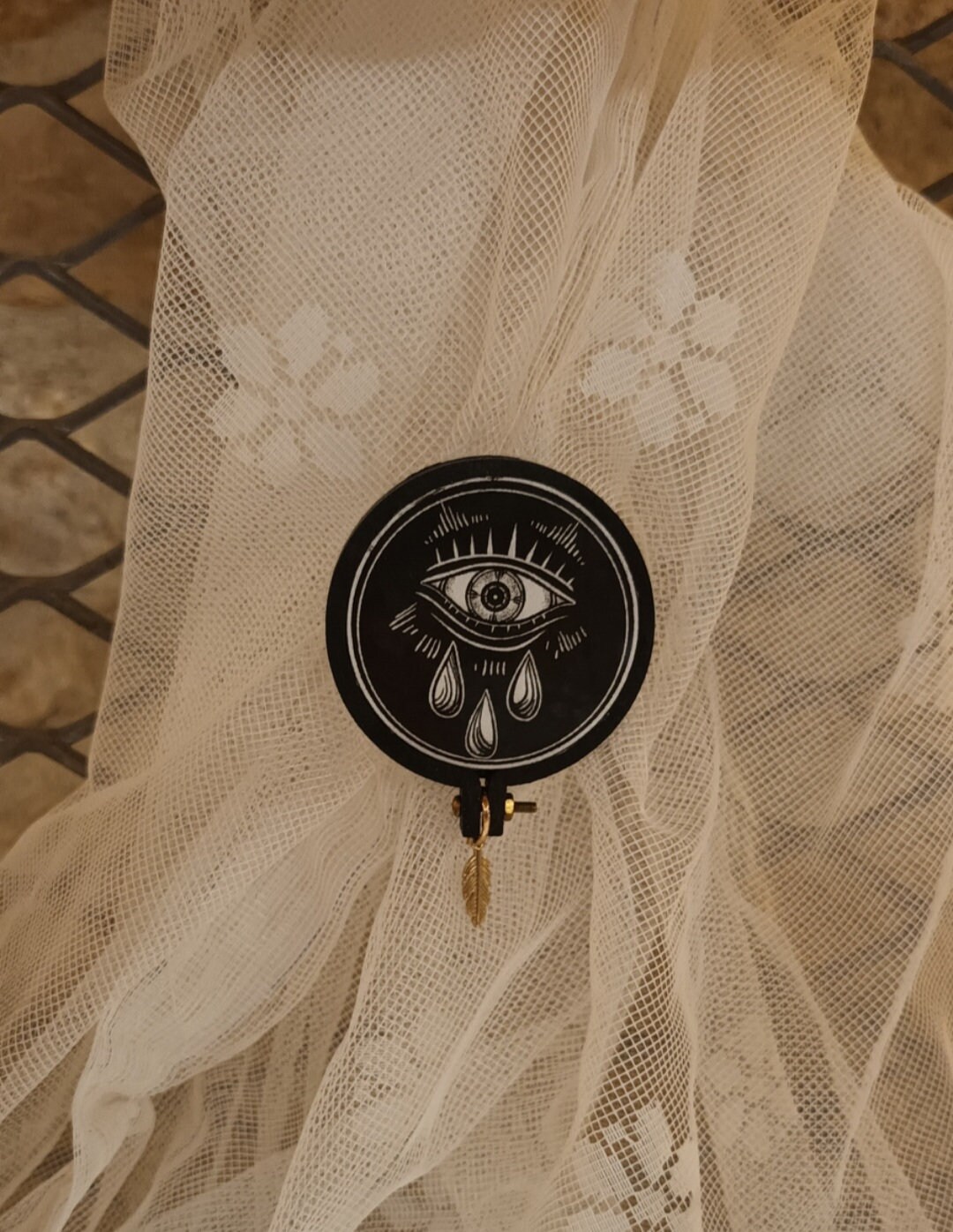 Single Eye Brooch, Witch Jewelry, Black Brooch, Witch Gift Idea ...