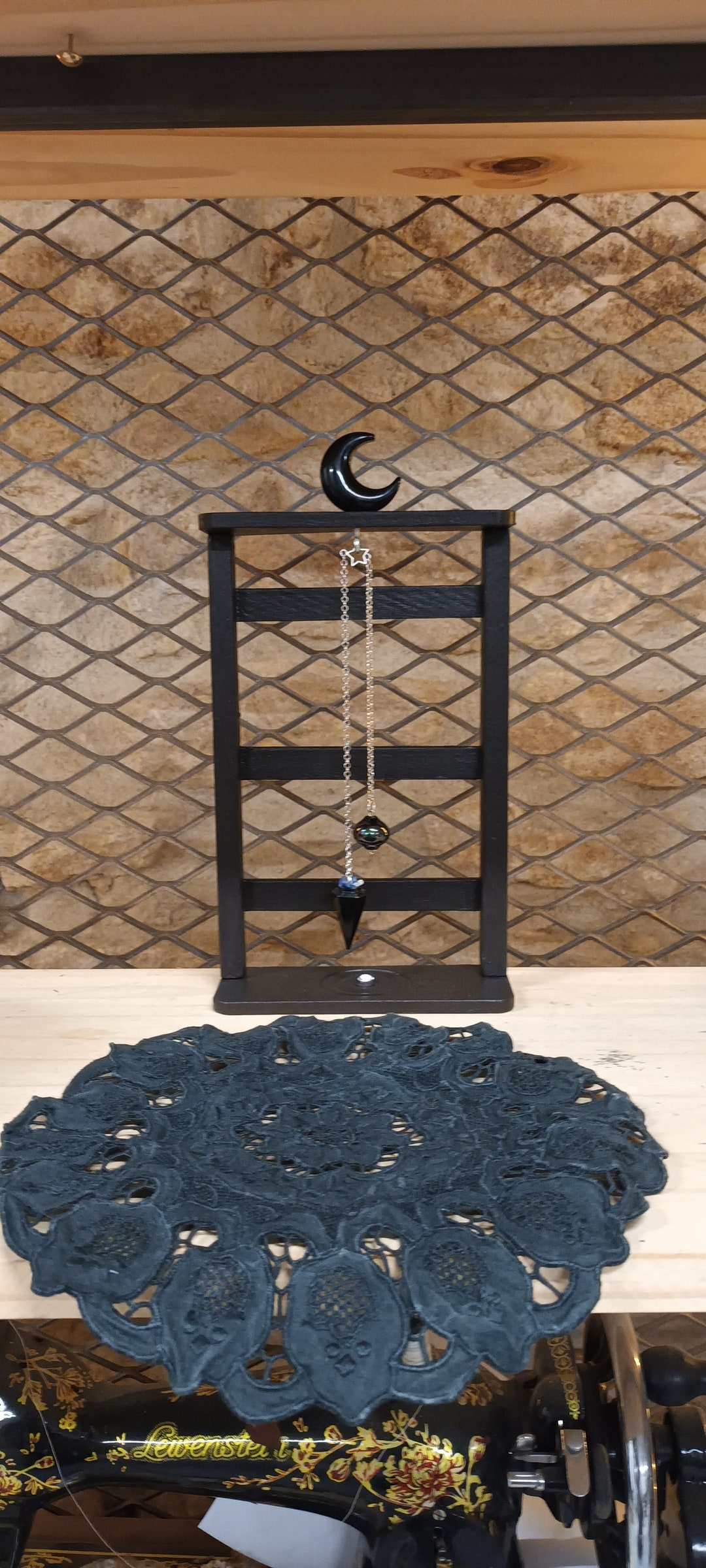 Pendulum Shelf and Its Resin Pendulum, Pendulum Holder, Divination ...