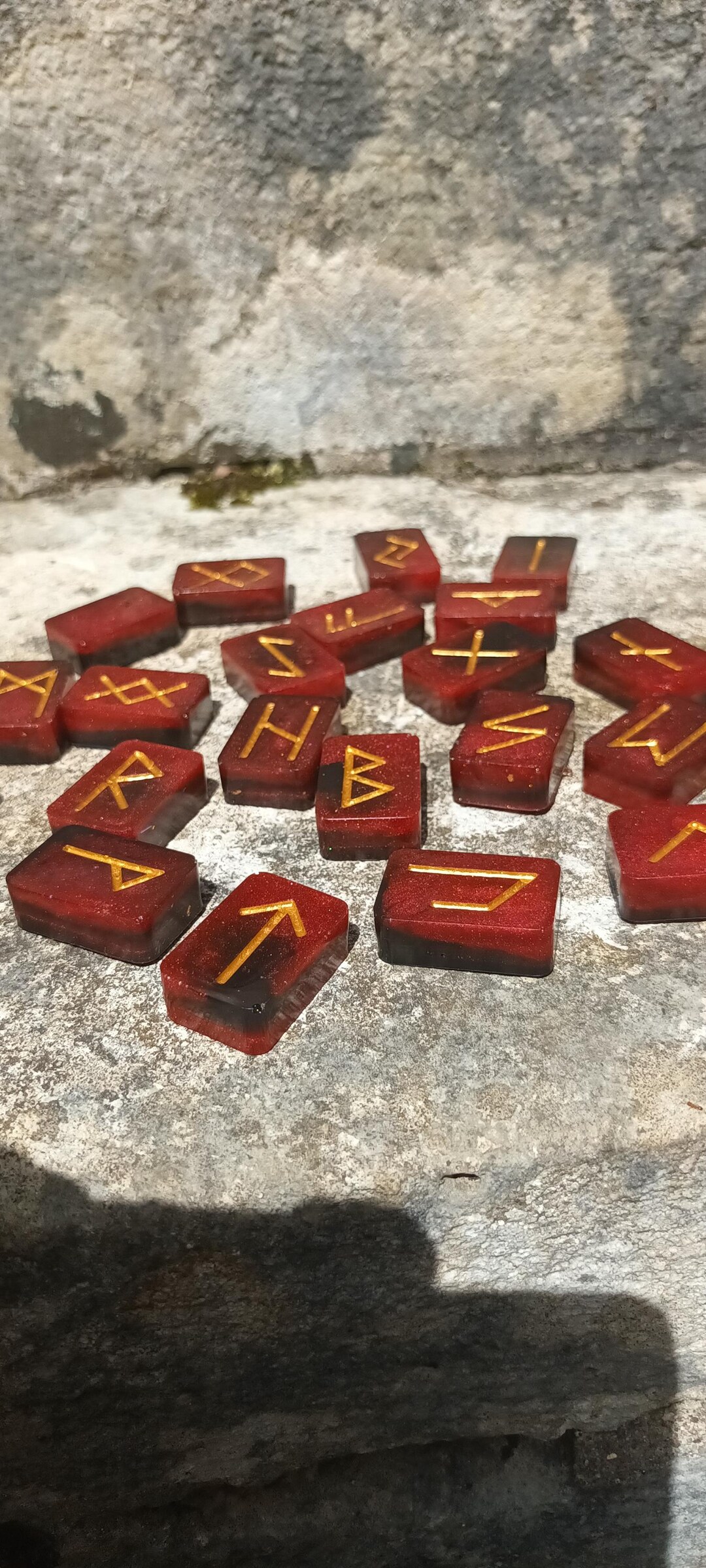 Resin Runes, Futhark Runes, Viking Runes, Runic Alphabet, Ancestral Art ...