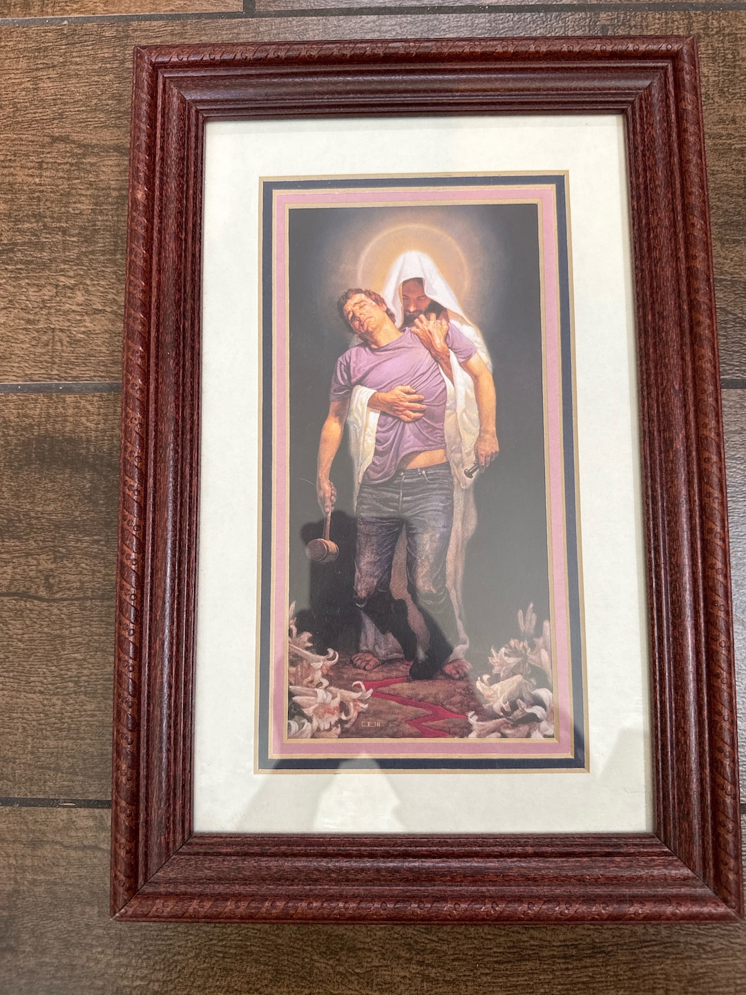 Thomes Blackshear Forgiven Jesus Christ Art Framed Print and Wall Art ...