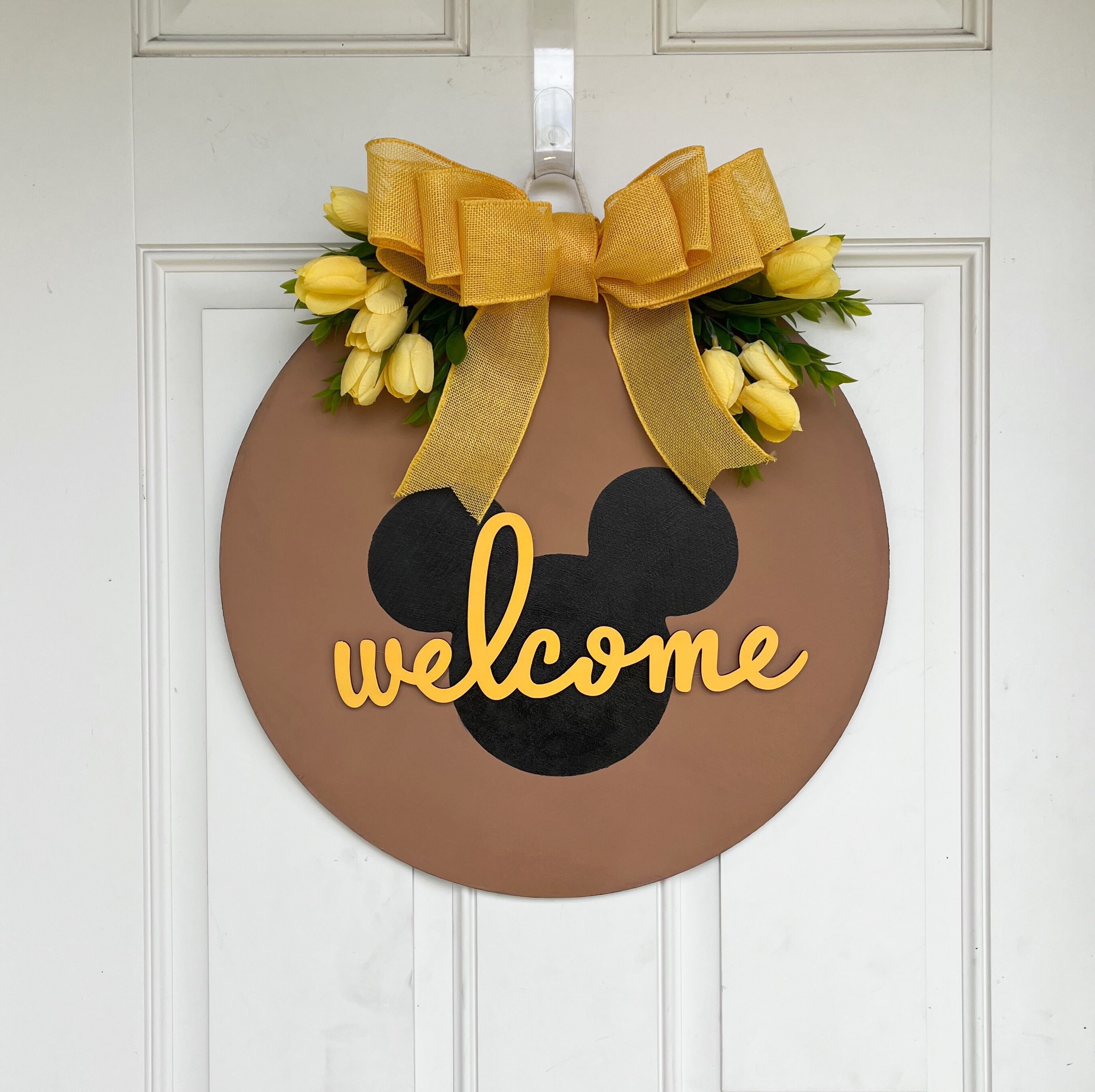 Disney Door Hanger Welcome Sign for Front Door Door Hanger - Etsy