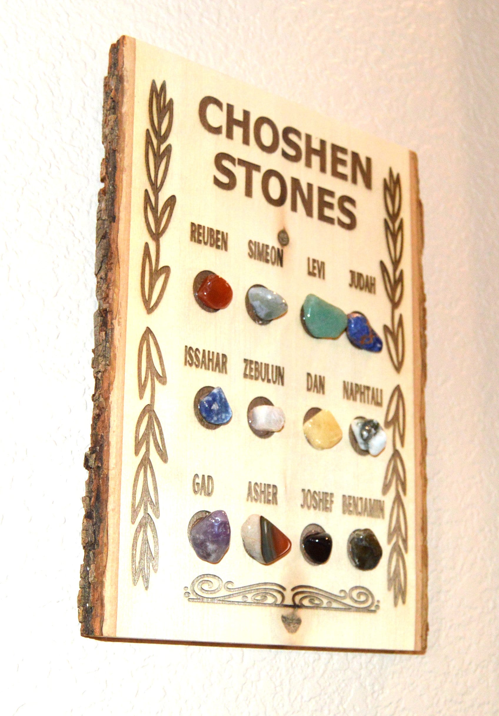 CHOSEN Stones 12 Tribes of Israel Hoshen High Priest Ephod With the ...