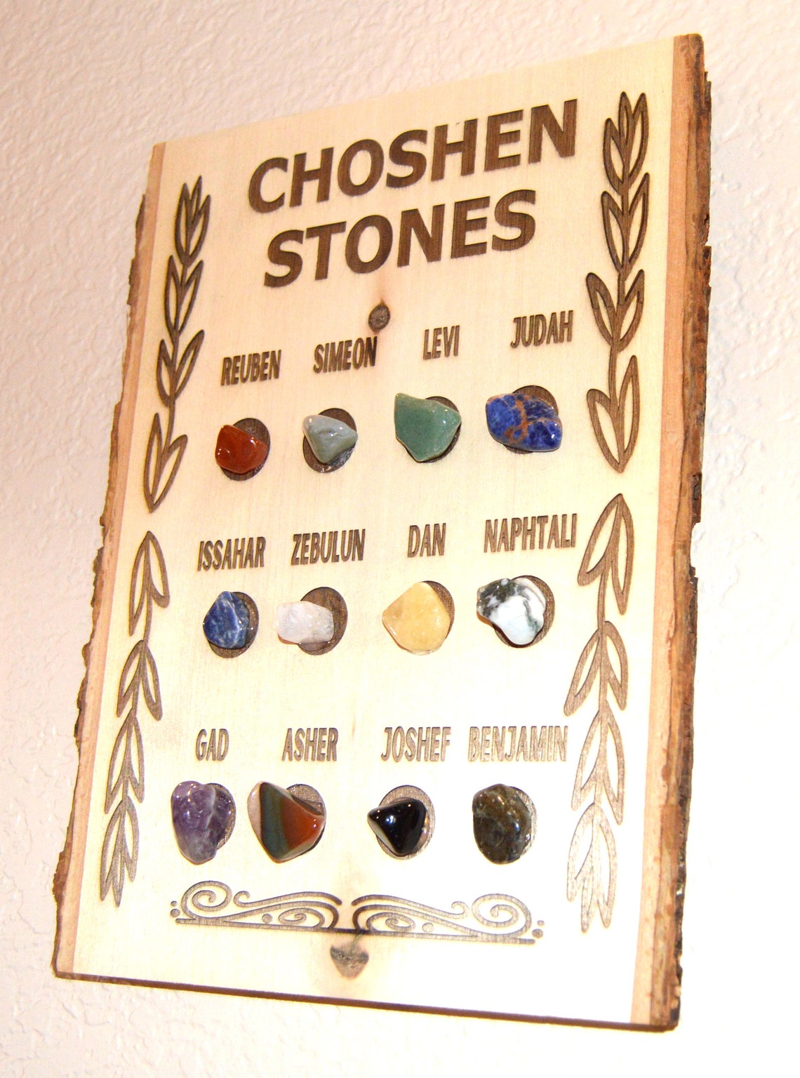 CHOSEN Stones 12 Tribes of Israel Hoshen High Priest Ephod With the ...
