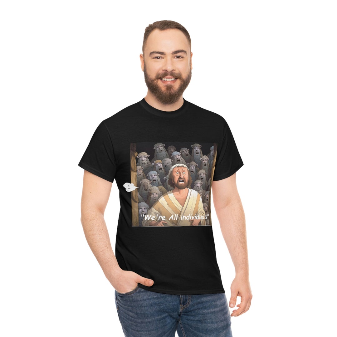We Are All Individuals Monty Python Style Tshirt Life of Brian T-shirt ...