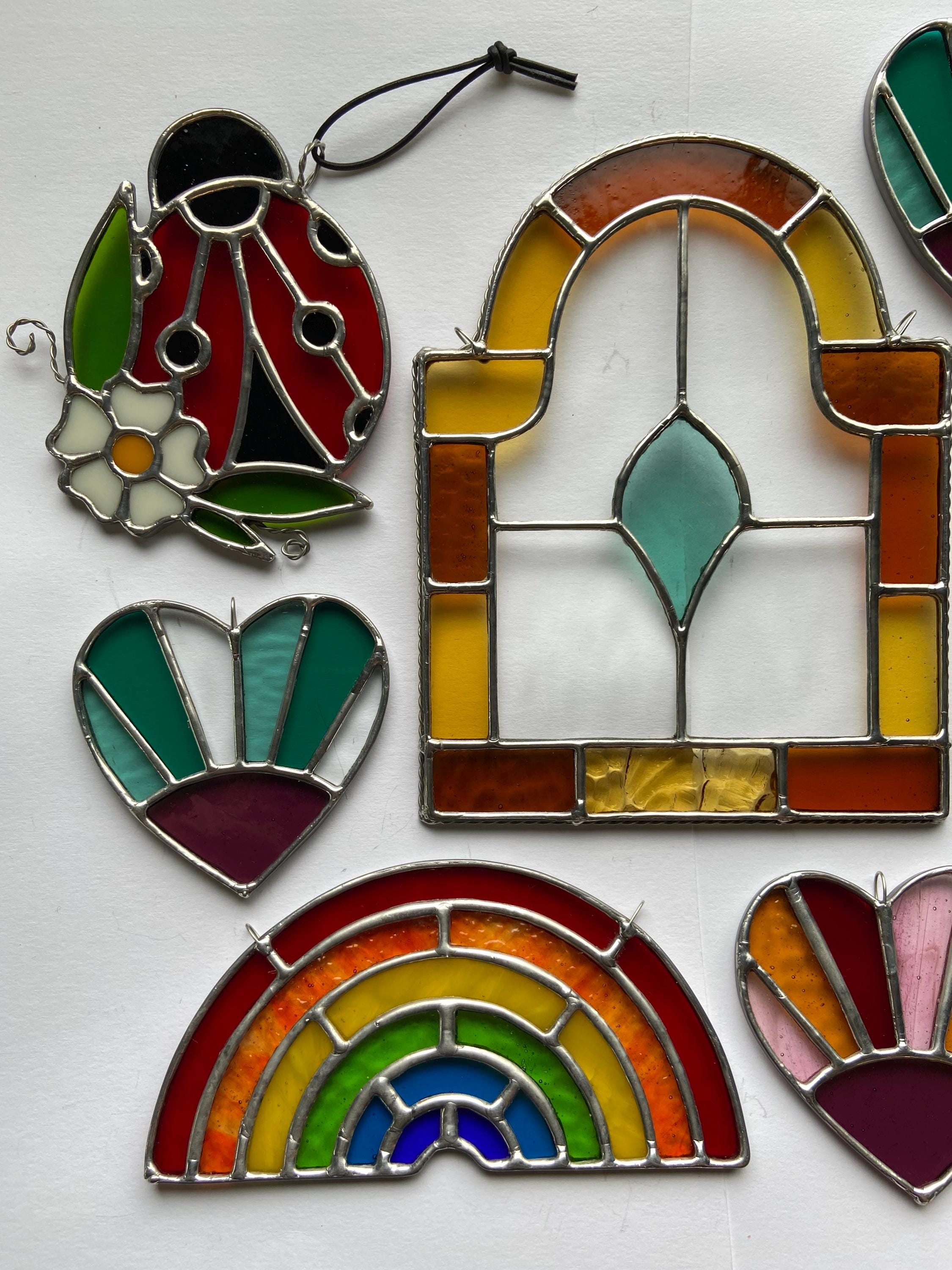 Handmade Stained Glass Rainbow Arch Suncatcher Gift Window Art Decor - Etsy