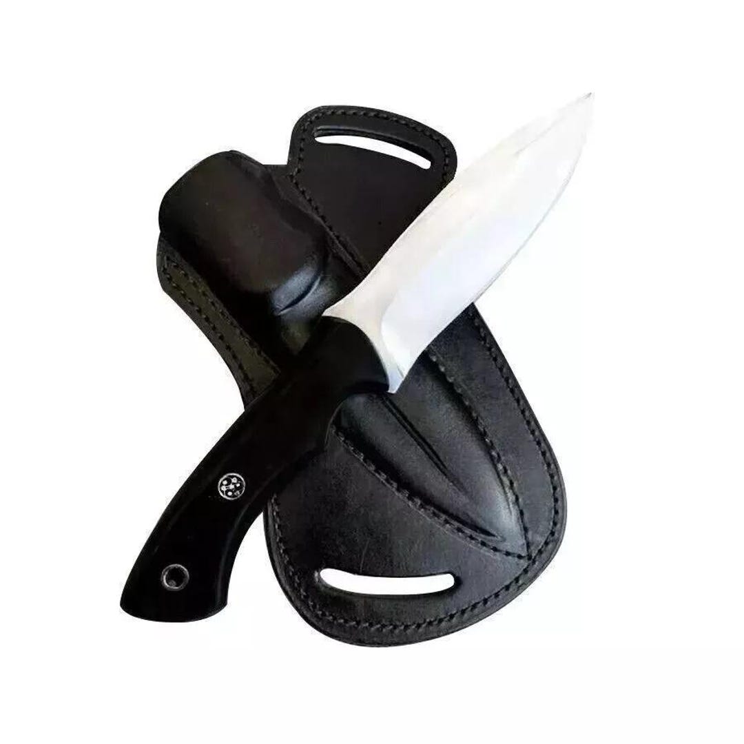 Hunting Knife Bowie Sharp Fixed Blade Camping Military Outdoor Survival ...