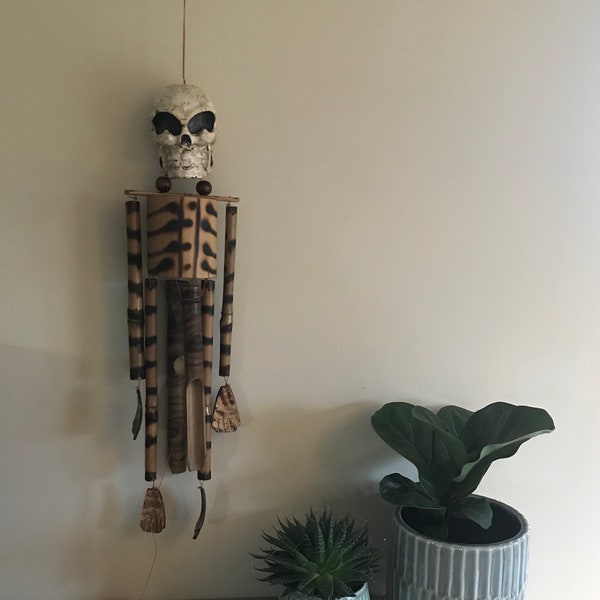 Skeleton Wind Chime - Etsy