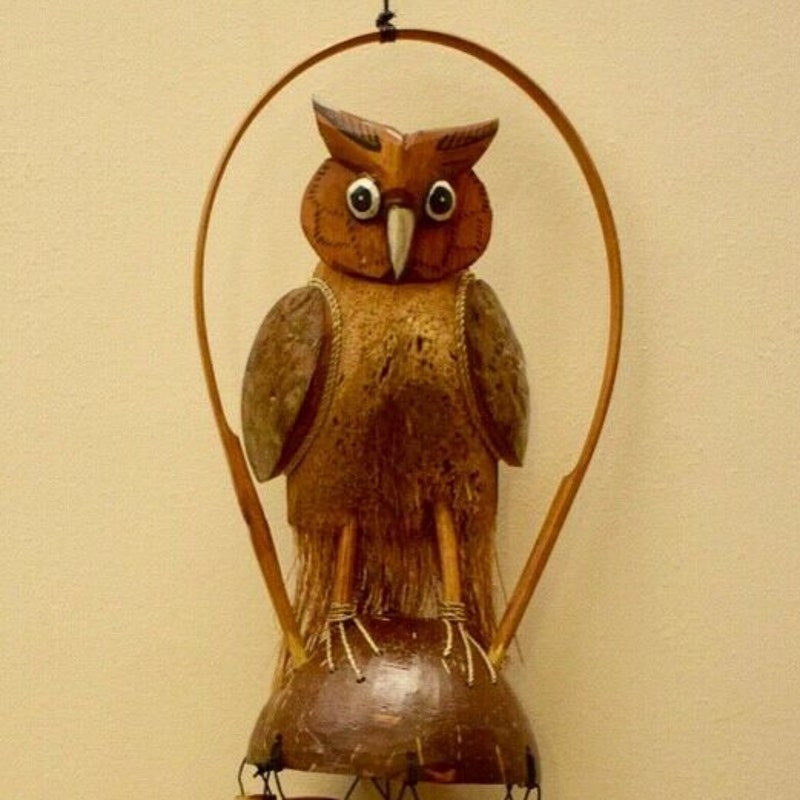 Bamboo Windchime Bird - Etsy UK