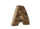 Rustic Bark Wooden Tree Trunk Letters Alphabet A-Z Wood Wall - Etsy
