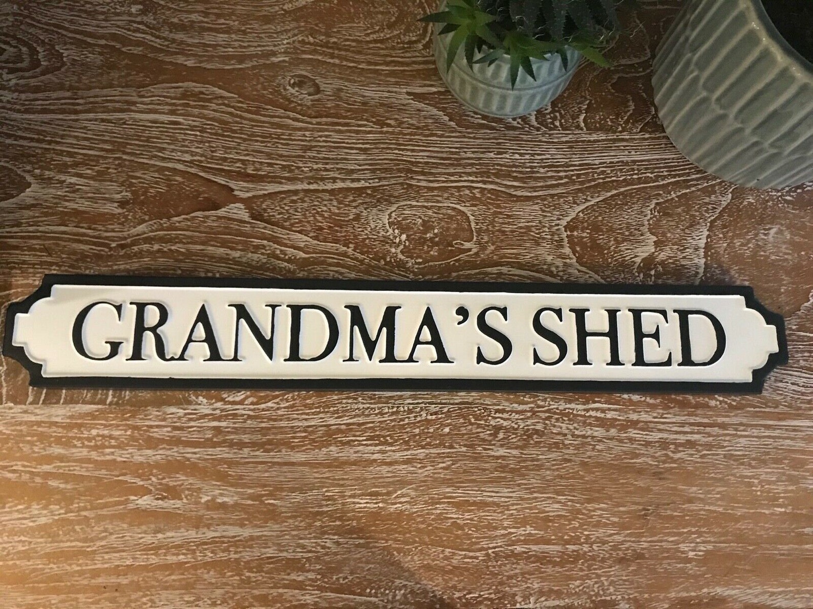Shed Road sign Grandad dad grandma grumpy she shed man cave | Etsy