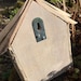 Handmade Wooden Birdhouse Bird Box Tree Bark Natural Garden Drifwood ...