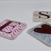 Handmade Alphabet Resin Coasters Ceramic Stone Coffee Tea Drink Shabby ...