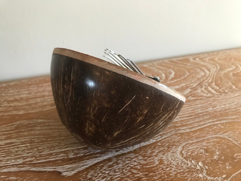 7 Key Finger Piano Kalimba Coconut Shell Thumb Musical Instrument Hand ...