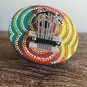 7 Key Finger Piano Kalimba Coconut Shell Thumb Musical Instrument Hand ...