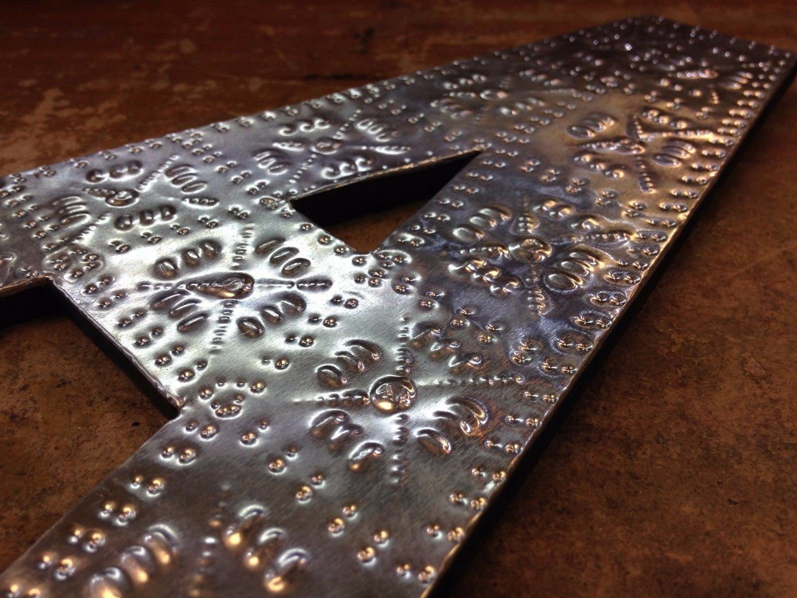 20cm A-Z Aluminium and Wood Letter Wall Hanging Alphabet Names | Etsy UK