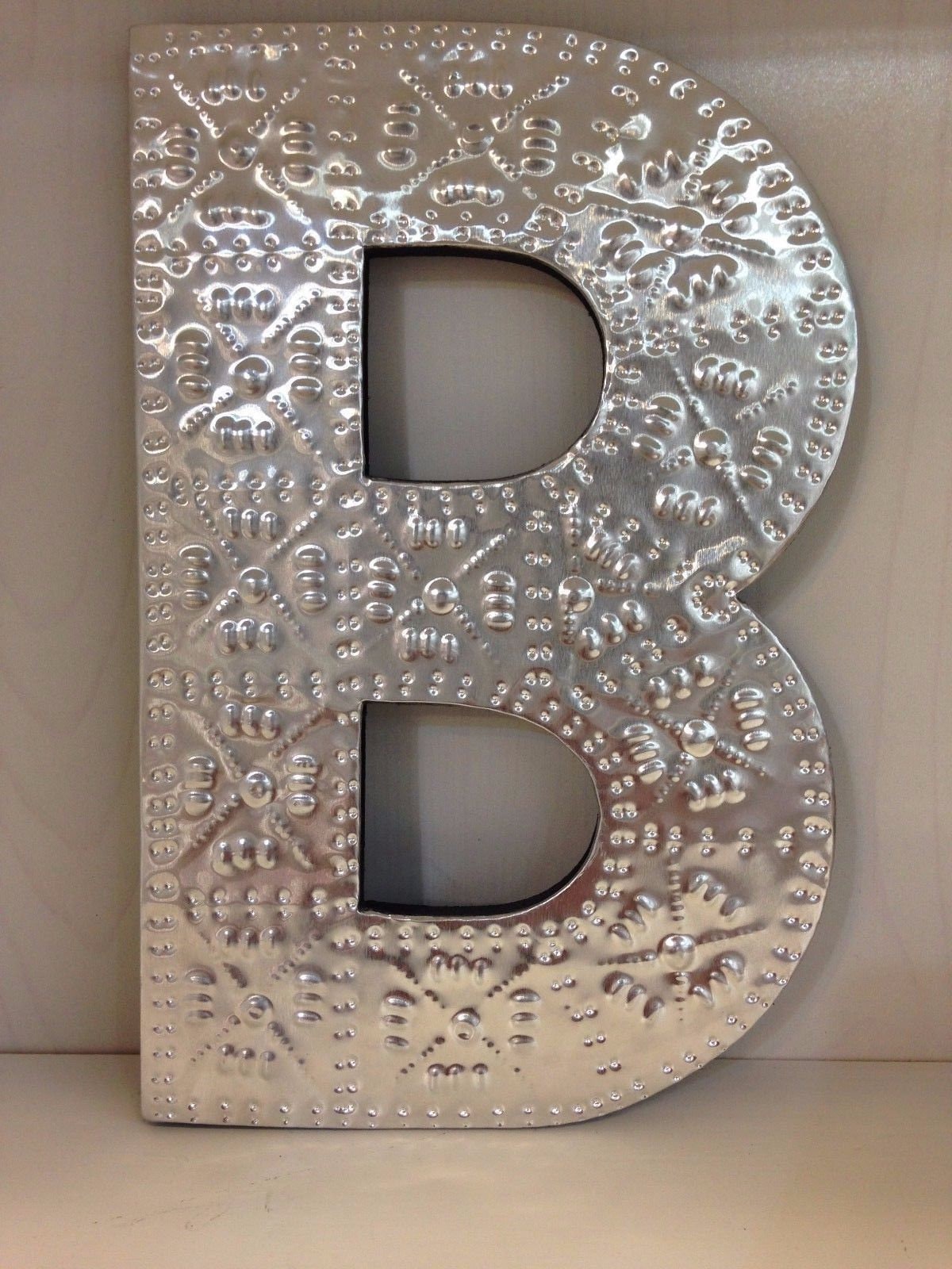 20cm A-Z Aluminium and Wood Letter Wall Hanging Alphabet Names | Etsy UK