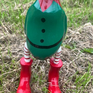 Elf Duck Handmade Wooden Christmas Decoration Santa’s Helper - Etsy