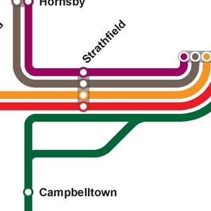 NSW Trainlink Regional Rail Network Map - Etsy