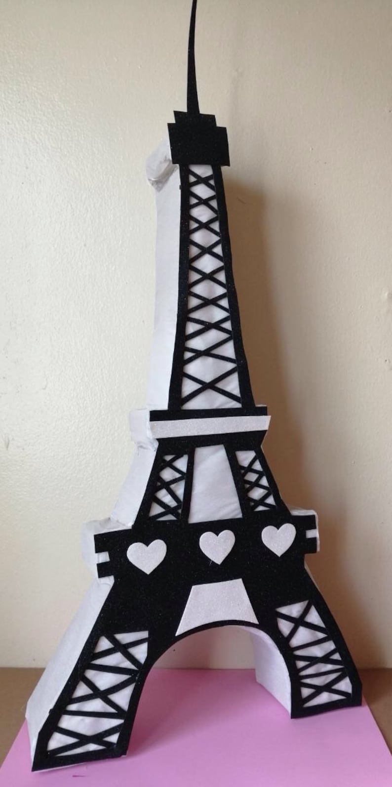 Black and White Eiffel Tower Pinata, Eiffel Tower Pinata, Eiffel Tower ...