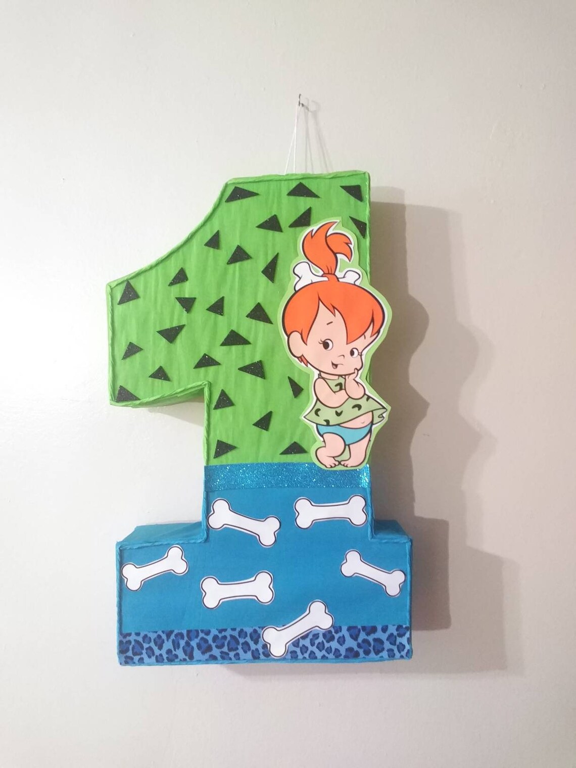 Pebbles Pinata Bam Bam Pinata Inspired Number 1 Pebbles - Etsy