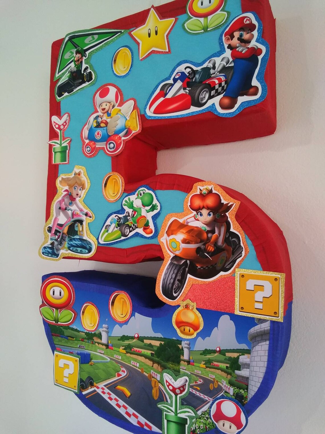 Mario Bros Pinata Inspired Mario Bros Birthday Party Mario - Etsy