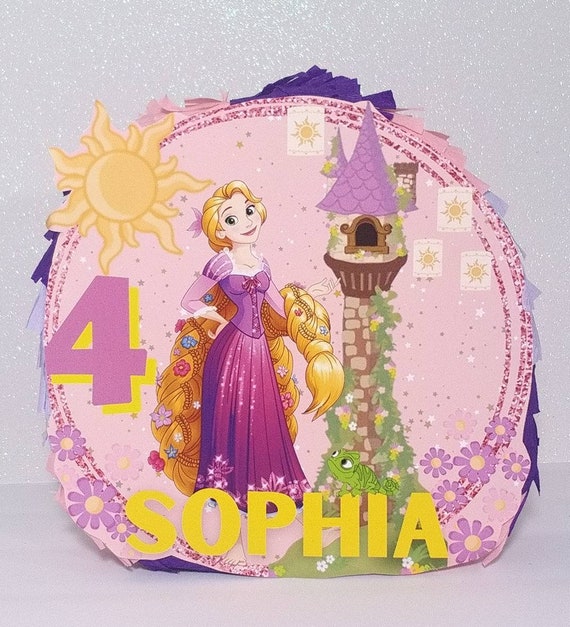 Tangled Pinata Personalized Princess Pinata Princess Birthday - Etsy