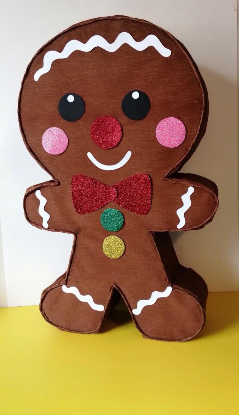 Gingerbread Pinata, Gingerbread Cookie Pinatas, Christmas Pinata, Kids ...