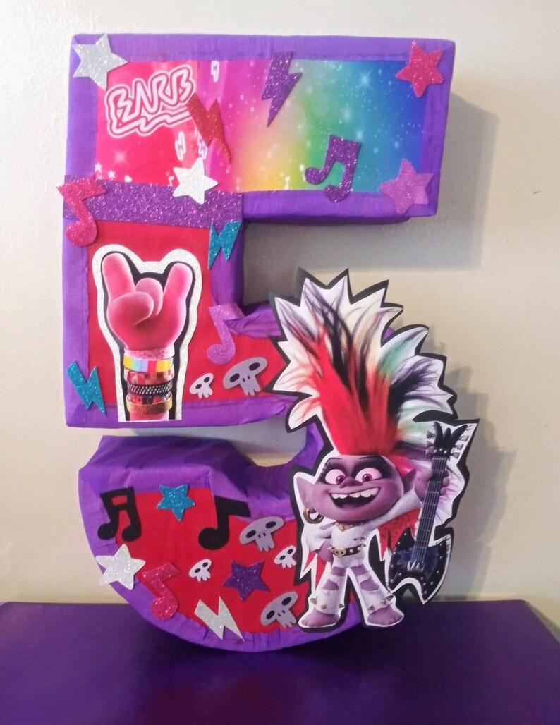 Number Queen Barb Pinata Trolls Pinata Trolls Party Themed | Etsy