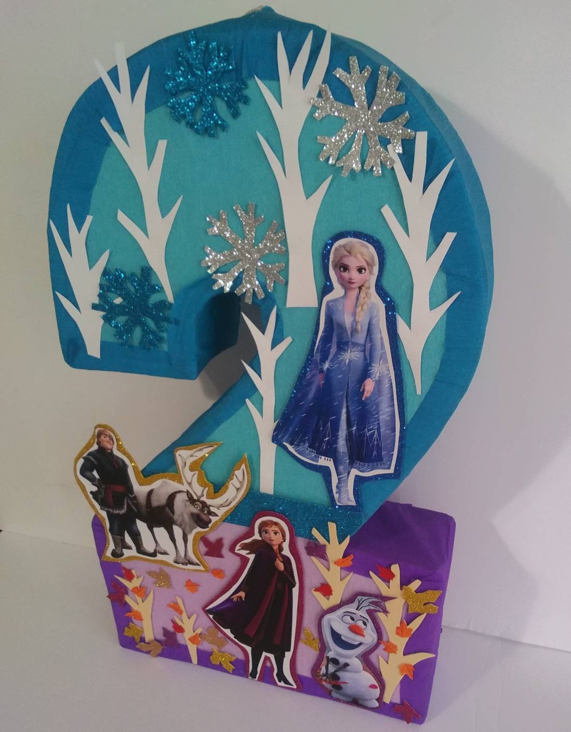 Frozen Pinata Number 2 Frozen 2 Pinata Frozen 2 Birthday - Etsy