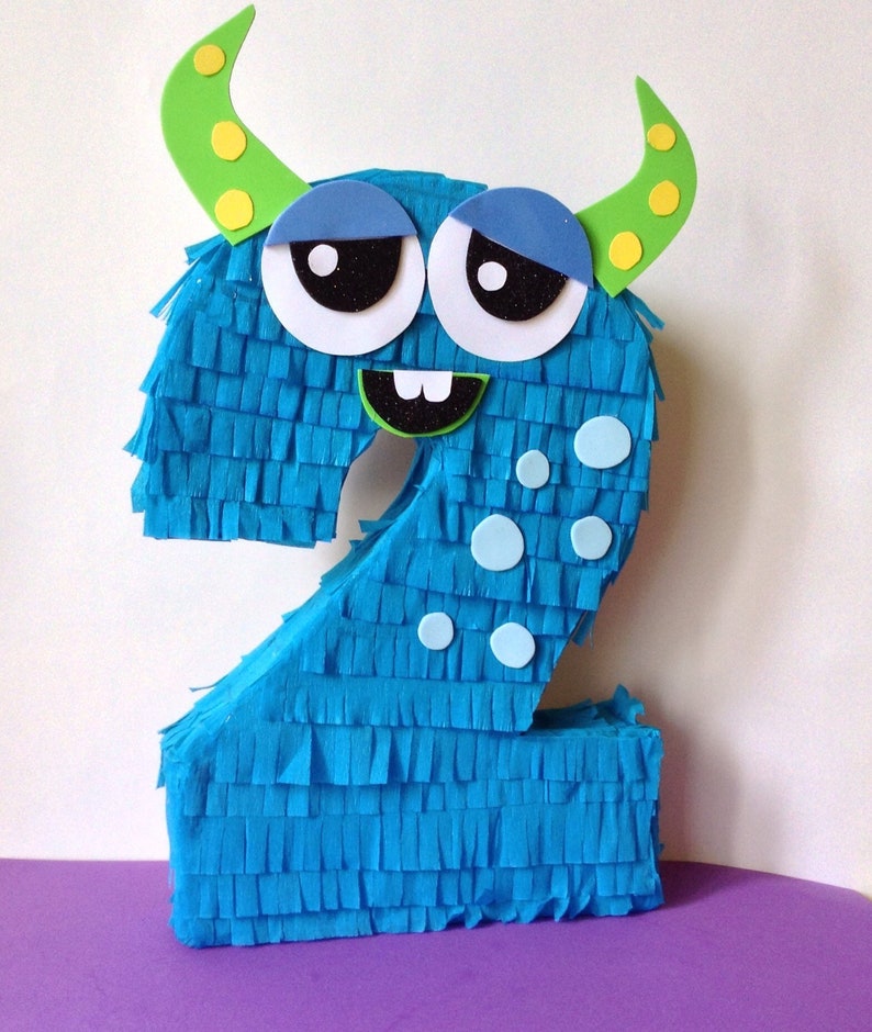 Monster Pinata Monsters Pinata Monster Party Monsters | Etsy
