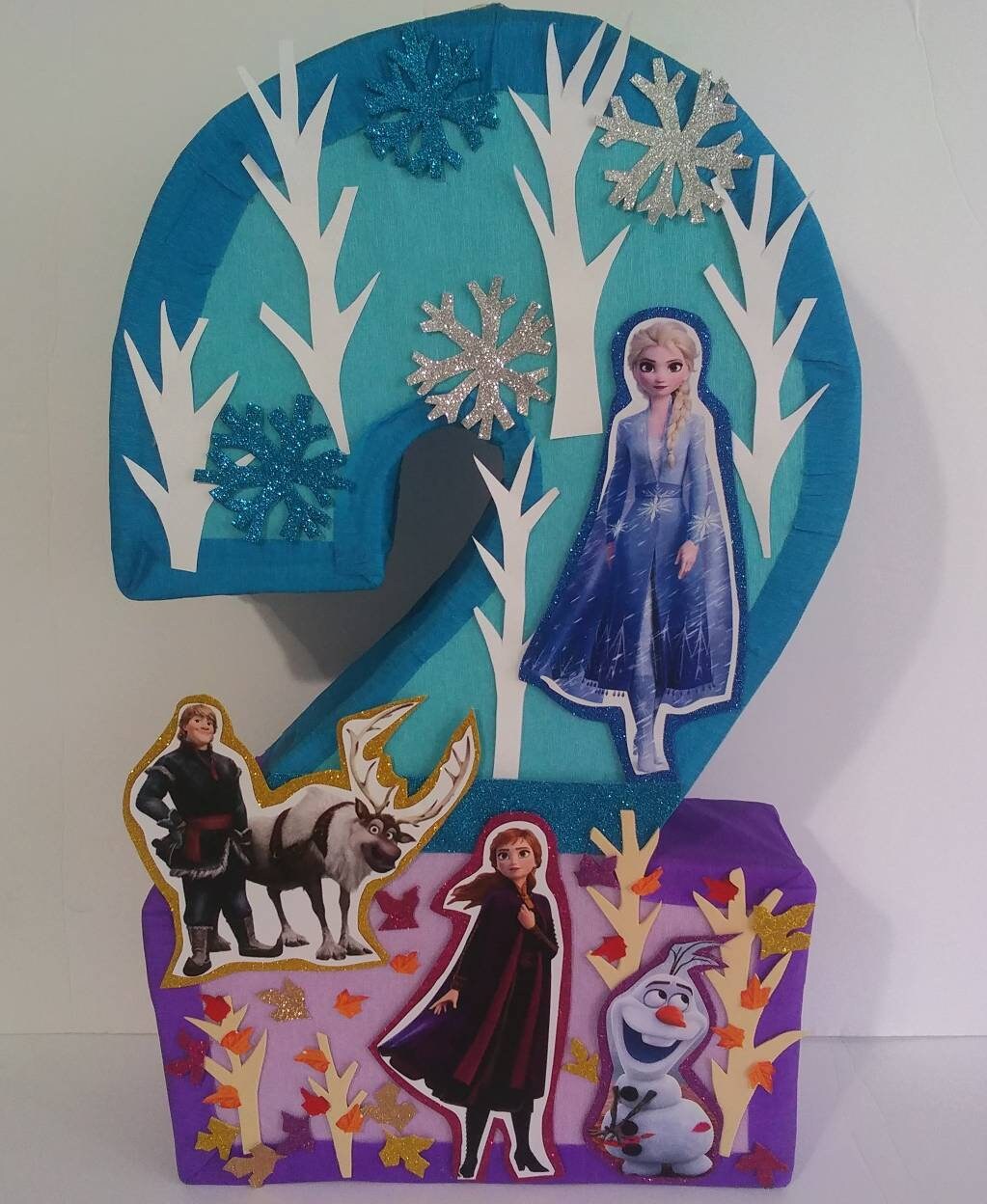 Frozen Pinata Number 2 Frozen 2 Pinata Frozen 2 Birthday - Etsy
