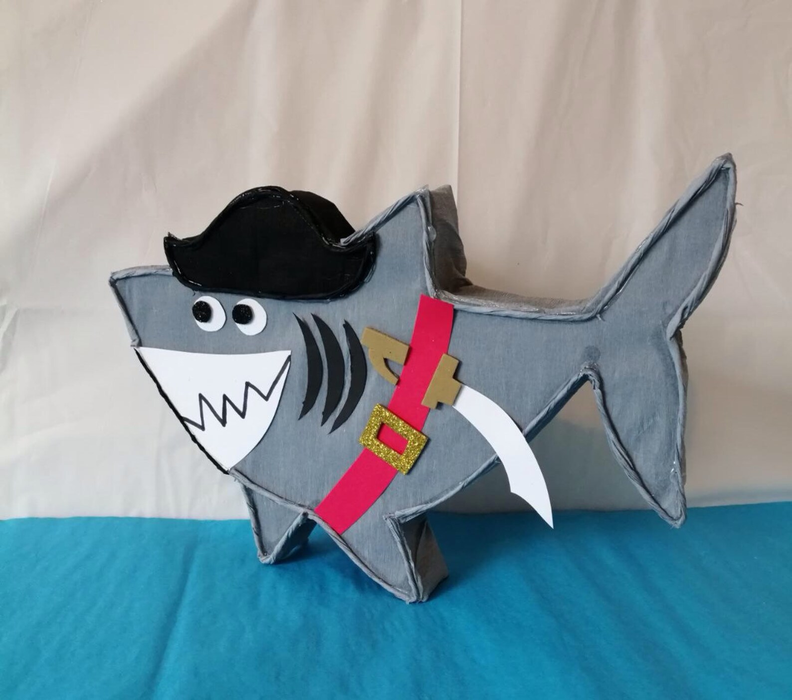 Shark Pinata Shark Pirate Birthday Party Pirate Shark - Etsy
