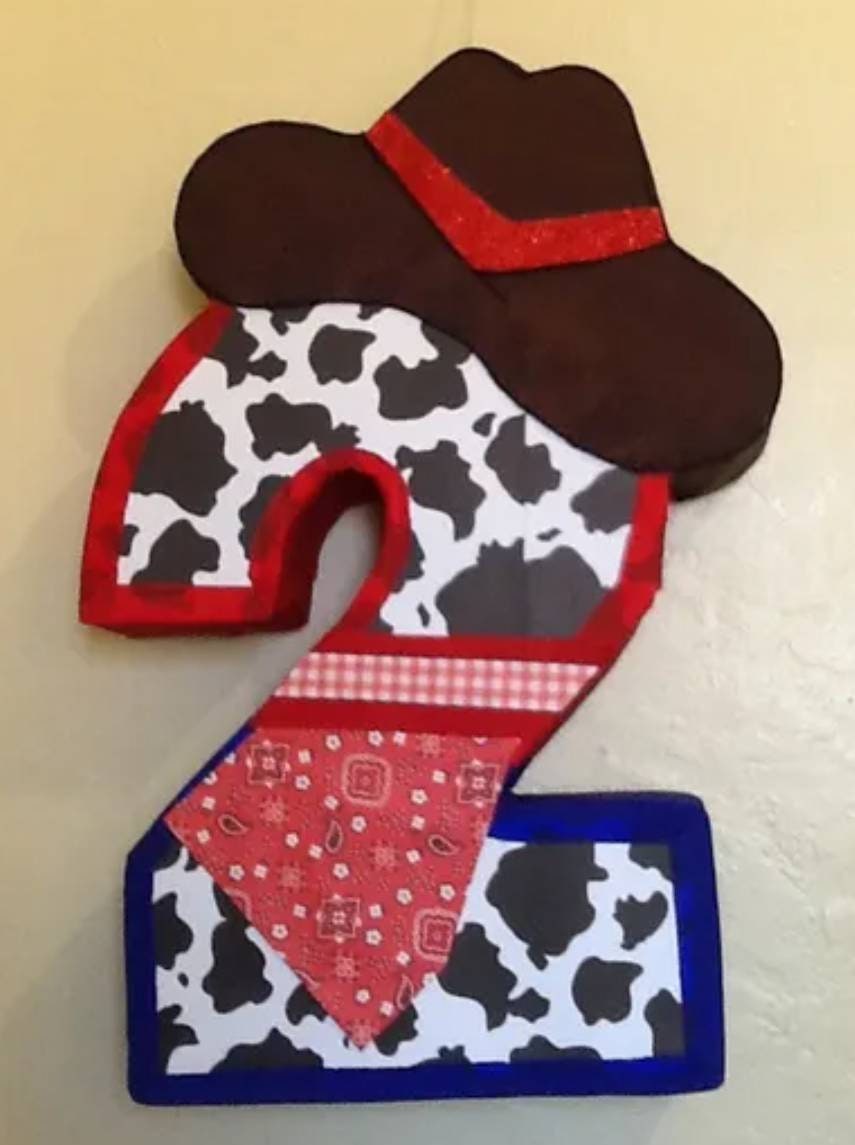 Cowboy Pinata Cowboy Decorations Cowboy Party Supplies Cowboy - Etsy