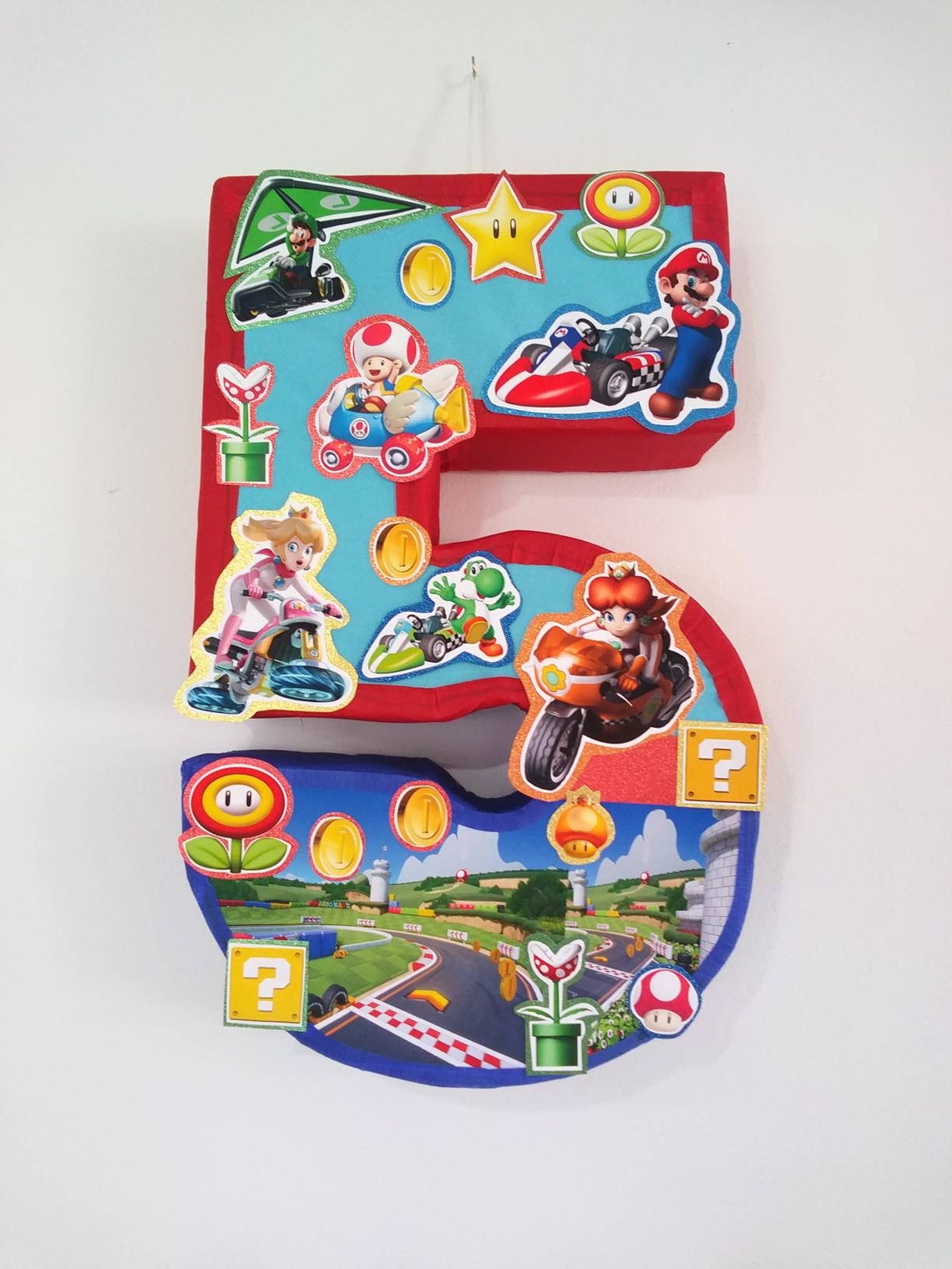 Mario Bros Pinata Inspired Mario Bros Birthday Party Mario - Etsy