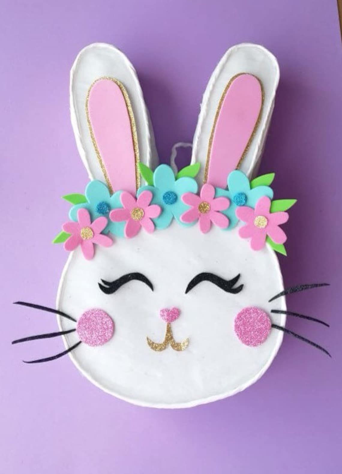 Big Easter Bunny Pinata Bunnies Party Easter Bunny Pinata | Etsy