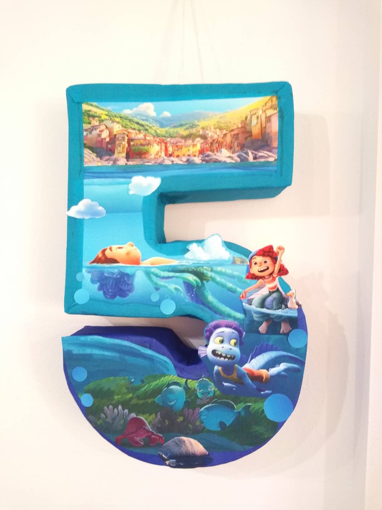 Number Luca Party, Luca Pinata Inspired Luca Birthday Party Lucca Party ...