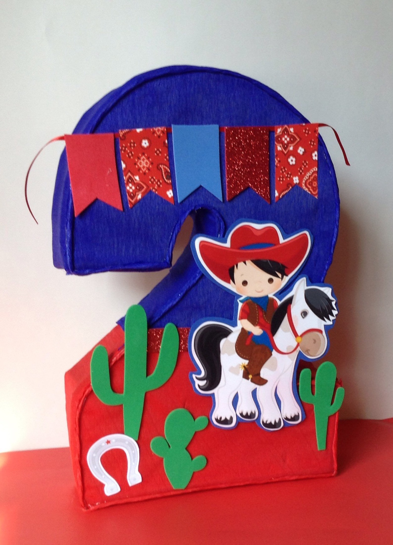 Cowboy Pinata Cowboy Birthday Party Wester Birthday Party - Etsy