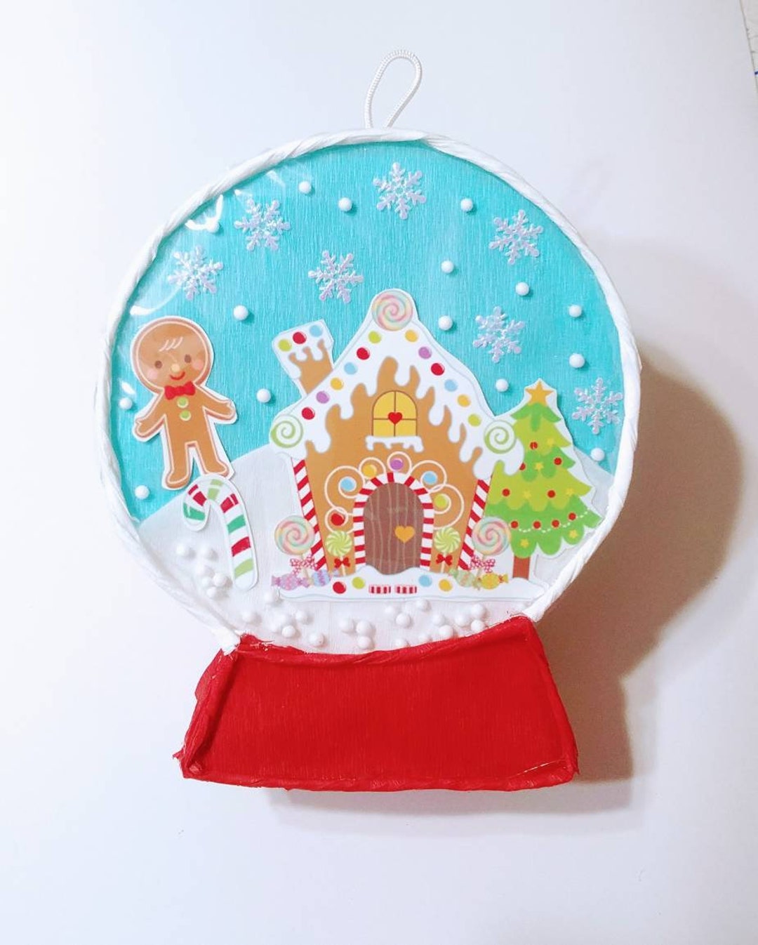 Gingerbread Pinata Snow Globe Pinata Christmas Pinata, Kids Christmas ...