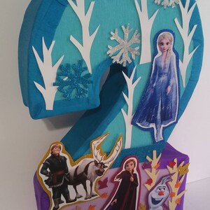 Frozen Pinata Number 2, Frozen 2 Pinata, Frozen 2 Birthday Party, Elsa ...