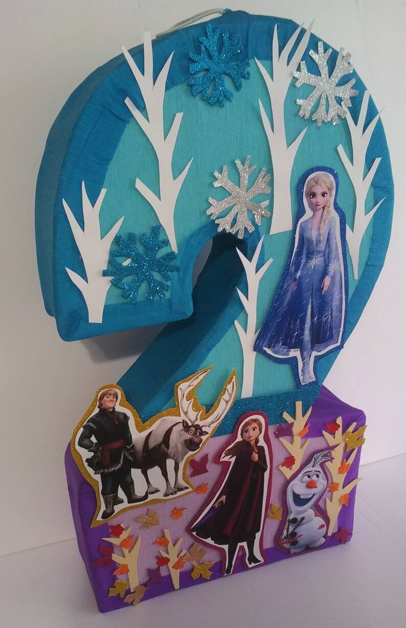 Frozen Pinata Number 2 Frozen 2 Pinata Frozen 2 Birthday - Etsy
