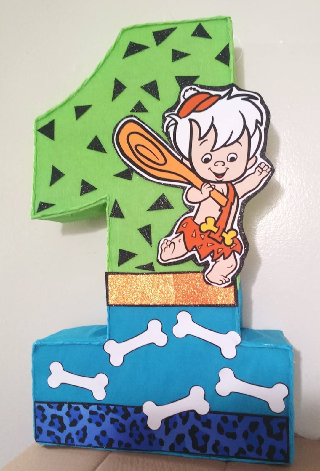 Pebbles Pinata Bam Bam Pinata Inspired Number 1 Pebbles Pinata ...
