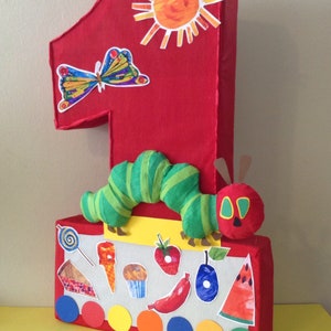 The Hungry Caterpillar Pinata Hungry Caterpillar Birthday Party Hungry ...