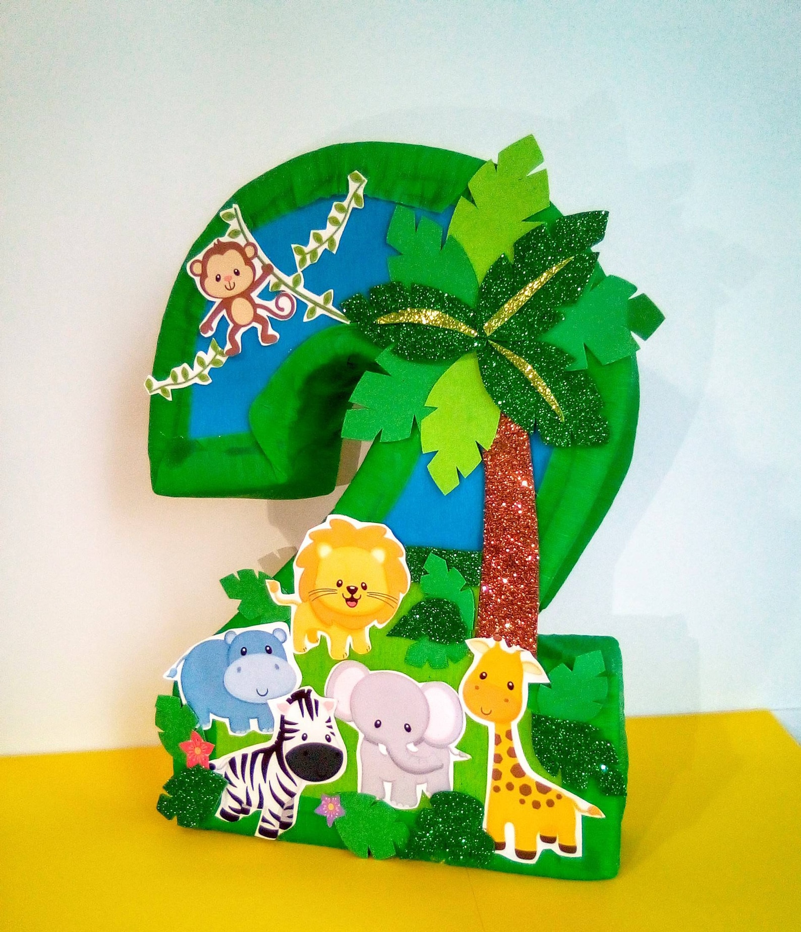 Animal Jungle Pinata Safari Pinata Jungle Birthday Party - Etsy