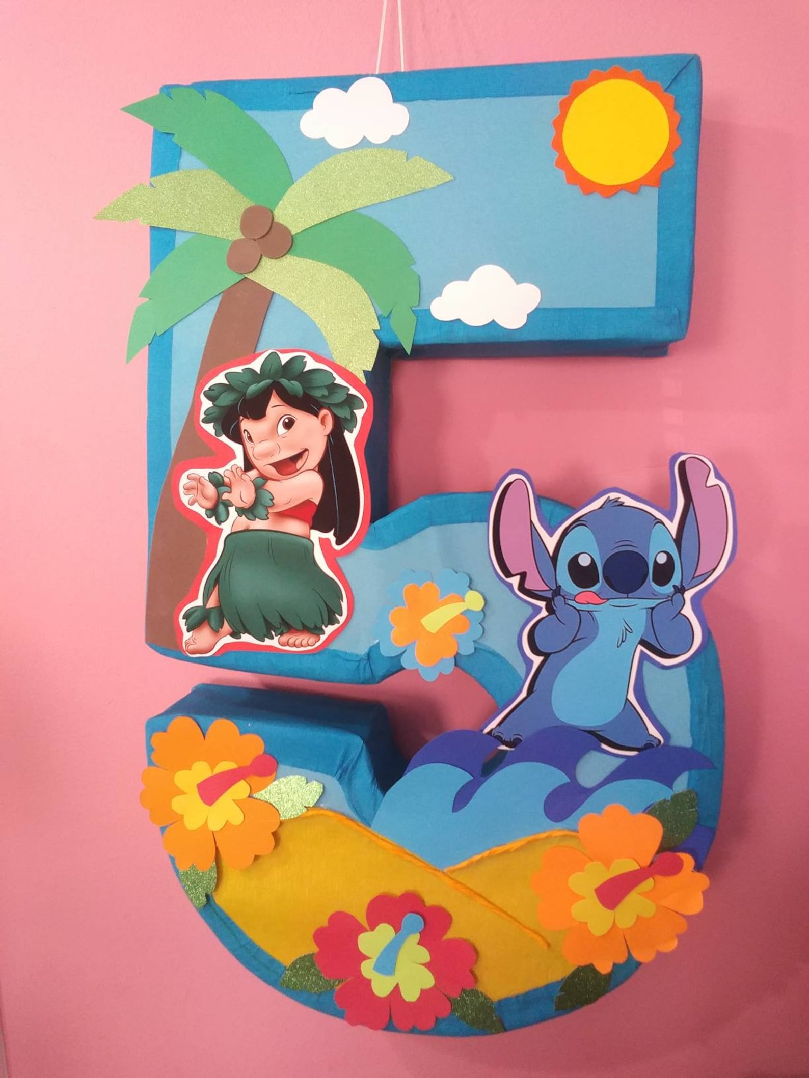 Lilo and Stitch Number Pinata Stitch Party Lilo and Stitch - Etsy Australia