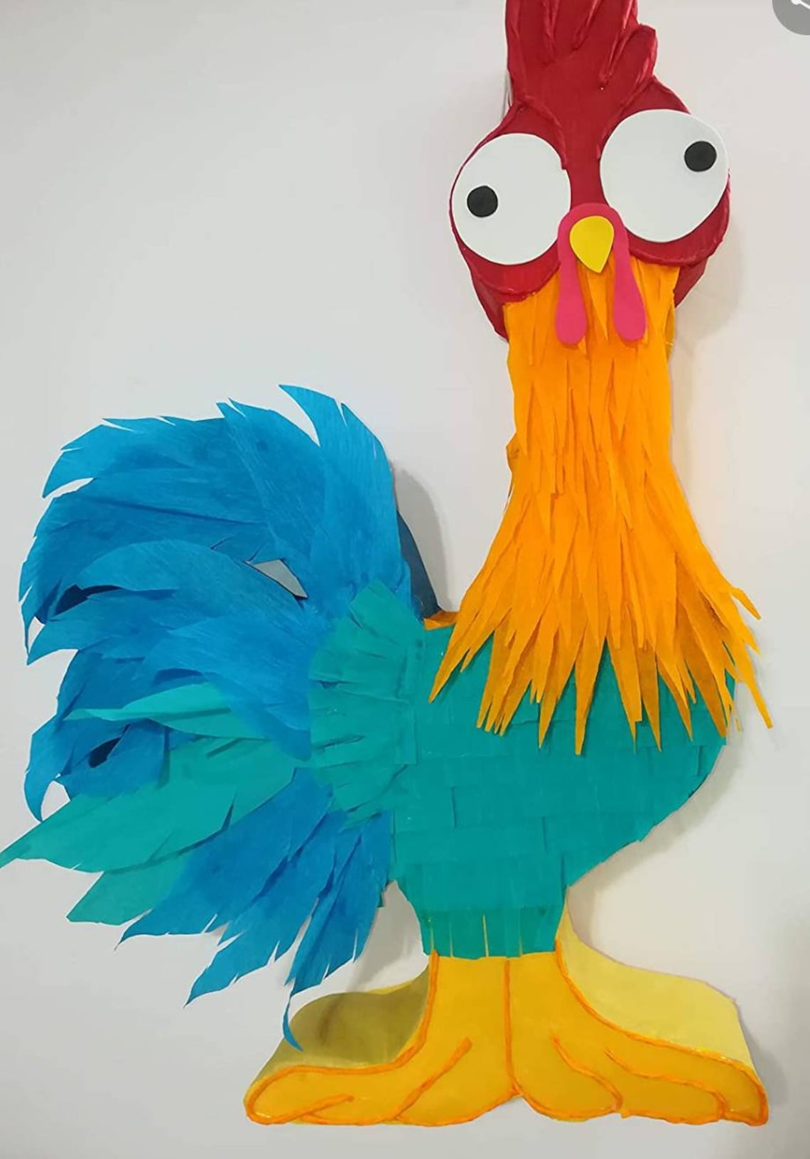Large Moana Pinata Large Hei Hei Pinata Moana Birthday Party Hei Hei ...