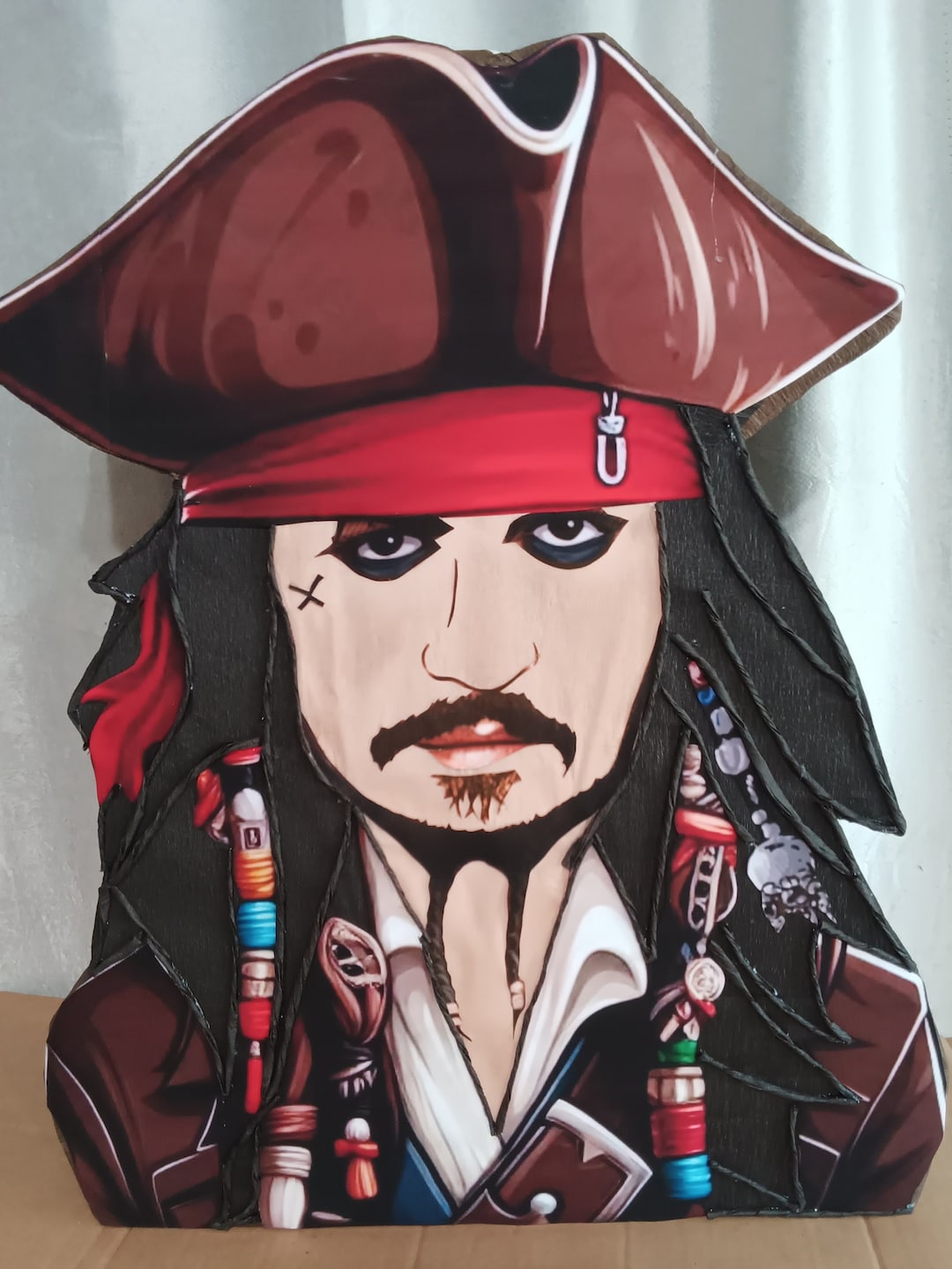 Jack Sparrow Pinata Pirates of the Caribbean Pinata Jack Sparrow ...