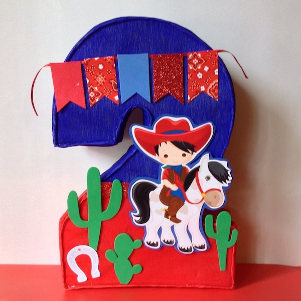 Cowboy Pinata - Etsy